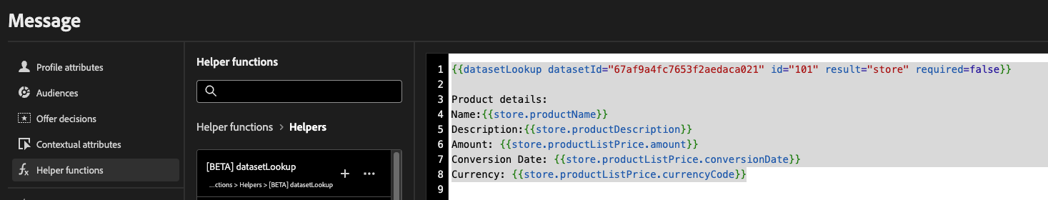 AJO Dataset Lookup - Binary Cipher